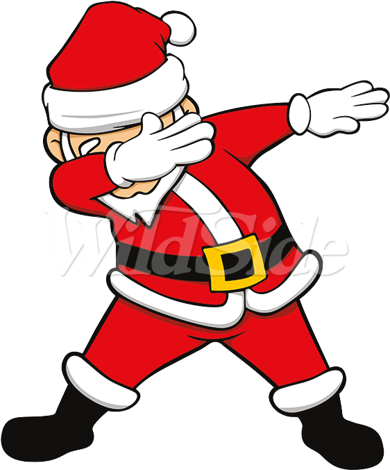Dabbing Santa - Santa Claus (675x675), Png Download