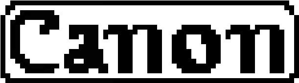 Canon Logo - Pixel Art (780x250), Png Download