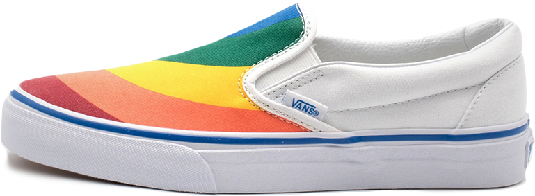 Download Sale A715b Vans Classic Slip On Multi Color White D05b9 - Vans ...