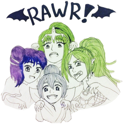 Fire Emblem Inktober Day - Cartoon (500x500), Png Download