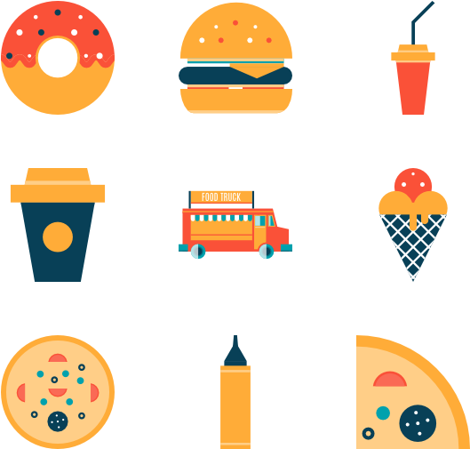 Food Collection - Fast Food Icon Png (600x564), Png Download