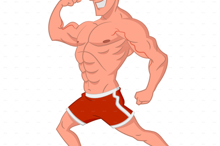 Download Cartoon Body Builder Images - Bodybuilding | Transparent PNG ...