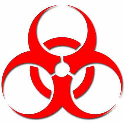 Download Bloodborne Pathogens - Biohazard Symbol | Transparent PNG ...