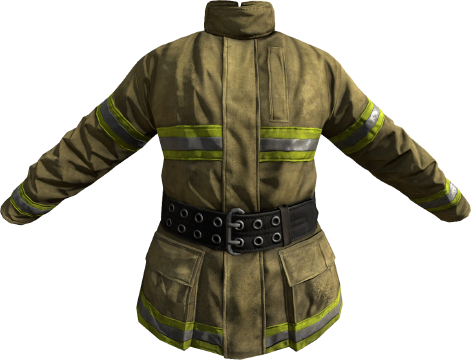 Download Firefighter Jacket - Fire Jacket 3d Model | Transparent PNG ...