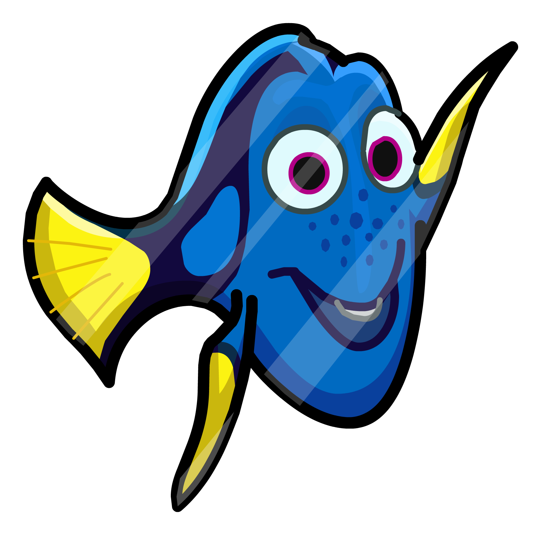 Download Finding Dory Pin Icon - Dory Clipart | Transparent PNG ...