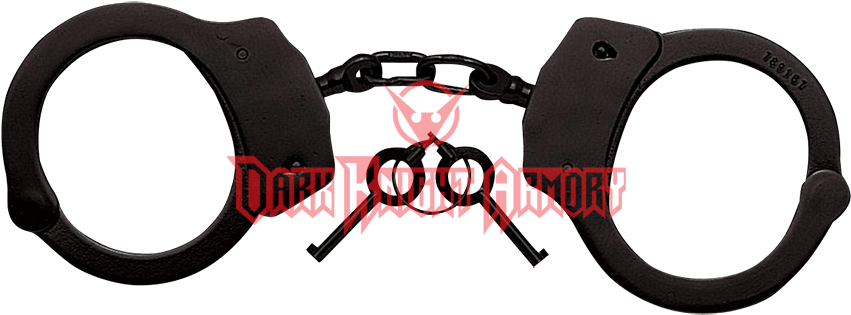 Tactical Black Double Locked Handcuffs - Rothco Black Professional ...