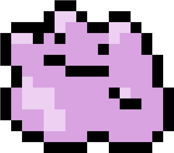 Download Ditto - Pixel Art Pokemon Ditto | Transparent PNG Download ...