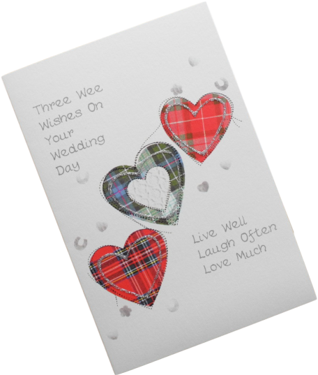 Wedding Three Wee Wishes - Heart (750x563), Png Download
