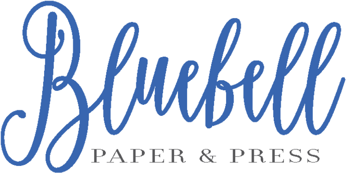 Bluebell Paper & Press - Calligraphy (720x720), Png Download