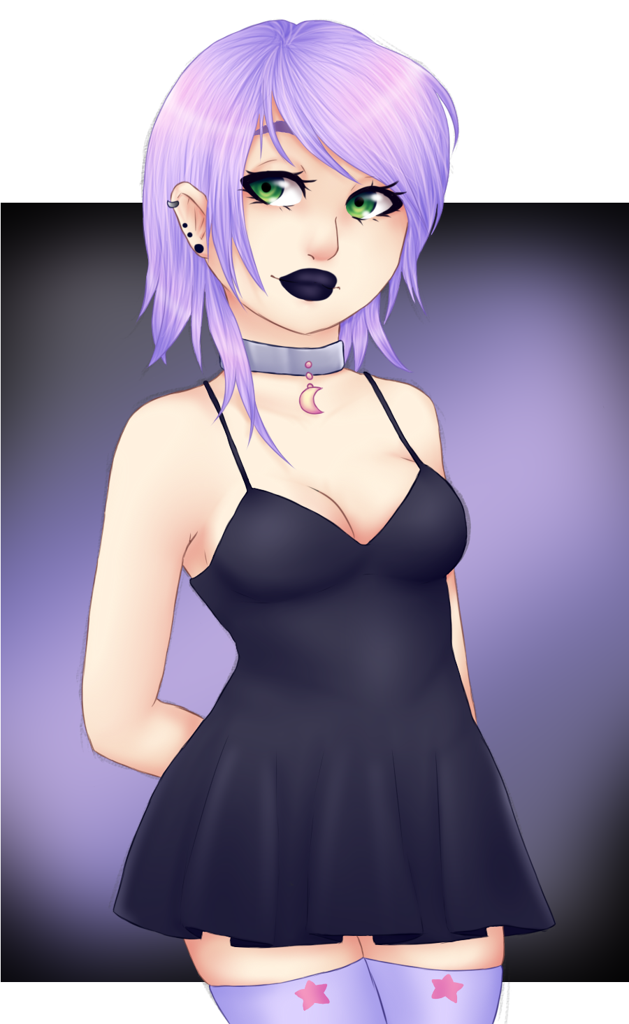 Pastel Goth Anime 1200x1500 Png Download
