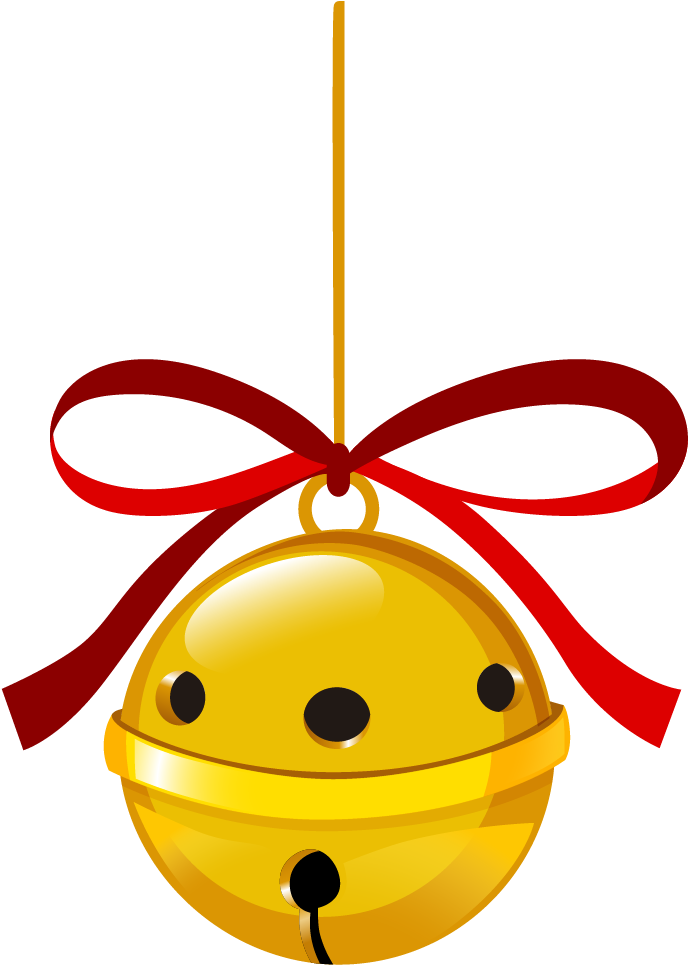 Jingle Bell Christmas Clip Art Large Transparent