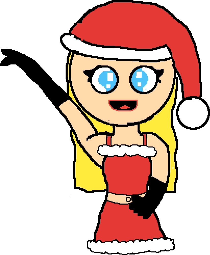 Regina George Jingle Bells - Cartoon (1400x1400), Png Download