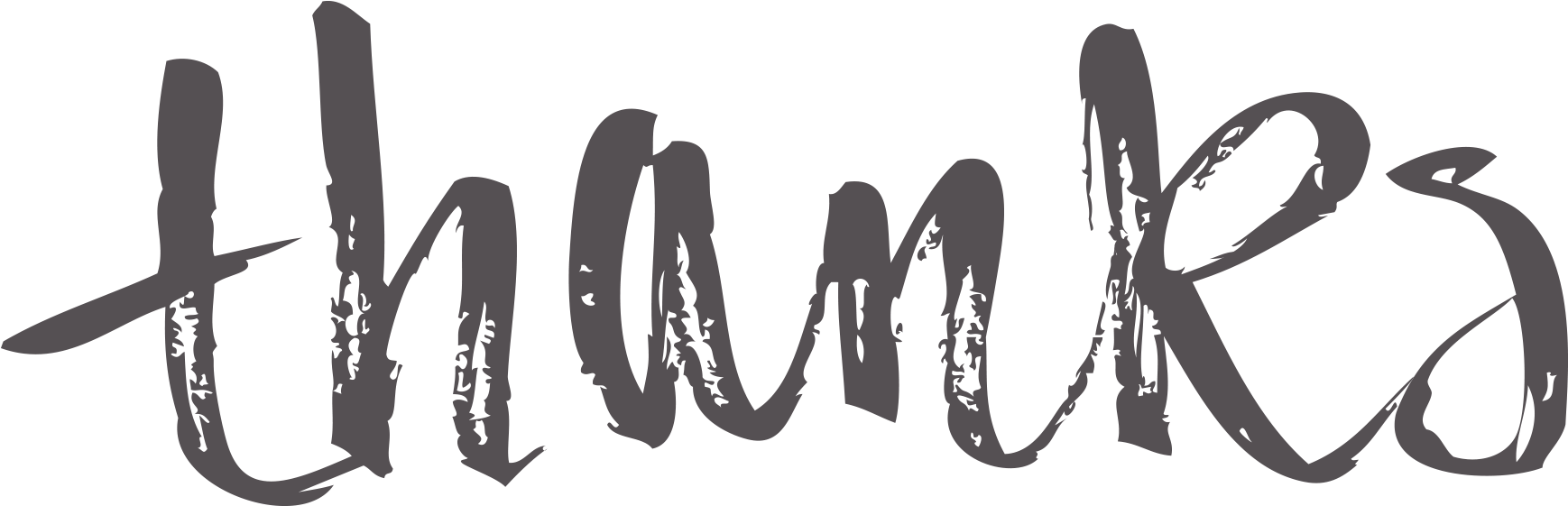 Thanks Png - Calligraphy (1891x824), Png Download