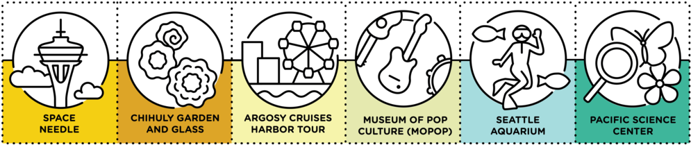 Download Seattle Landmark Symbols Designed For | Transparent PNG ...