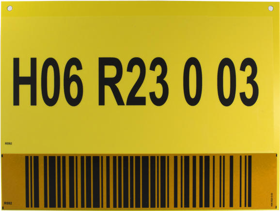 One2id Magazijn Locatieborden Retro Barcode Bulklocatie - Sign (600x534 ...