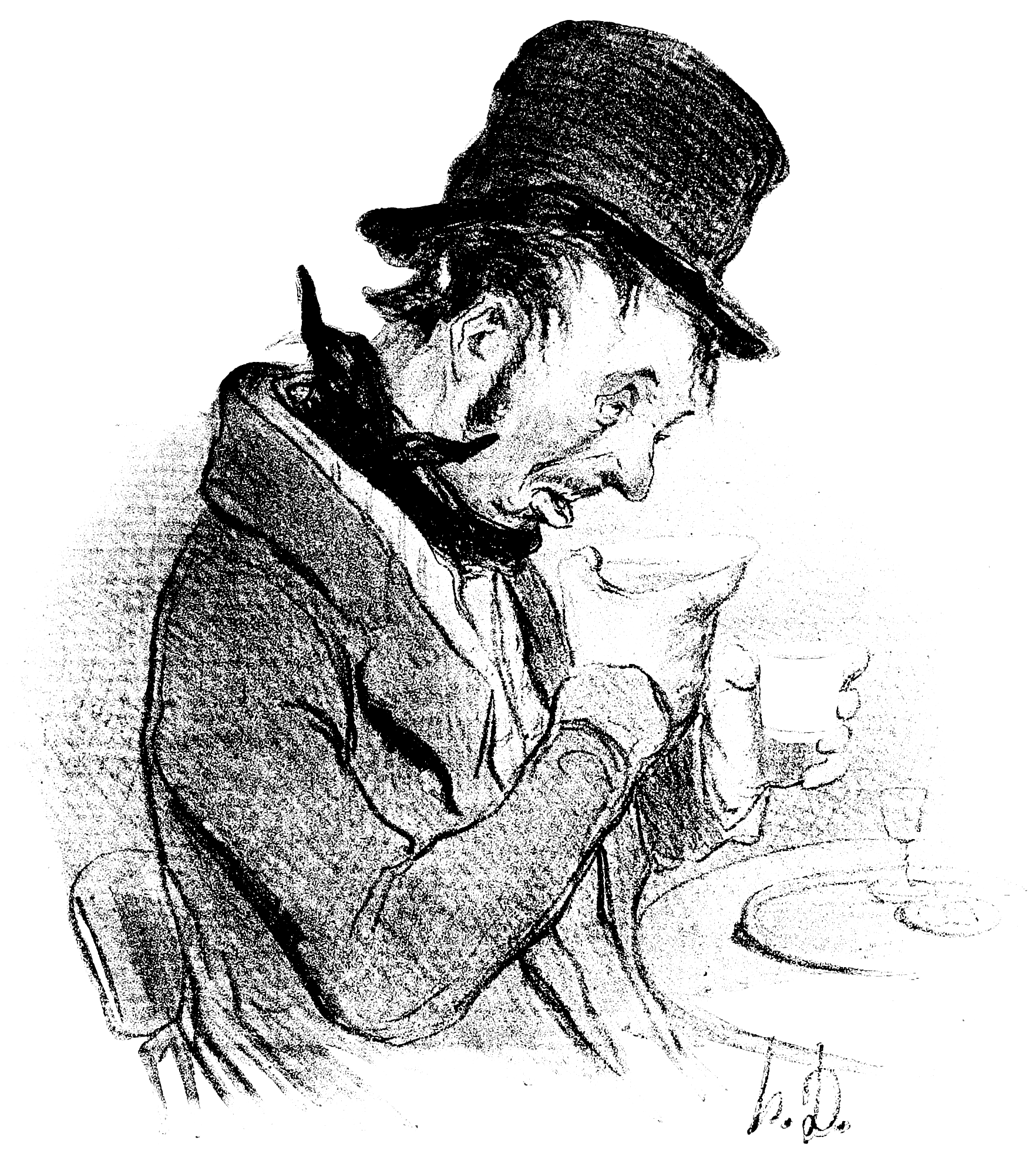 Mh 16 Daumier D115 Monomanes L Amateur De Café - : (8) The Coffee-lover ...