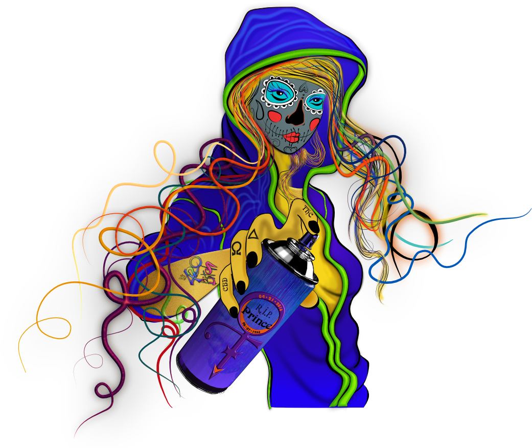 420 G Girl - Illustration (1200x900), Png Download