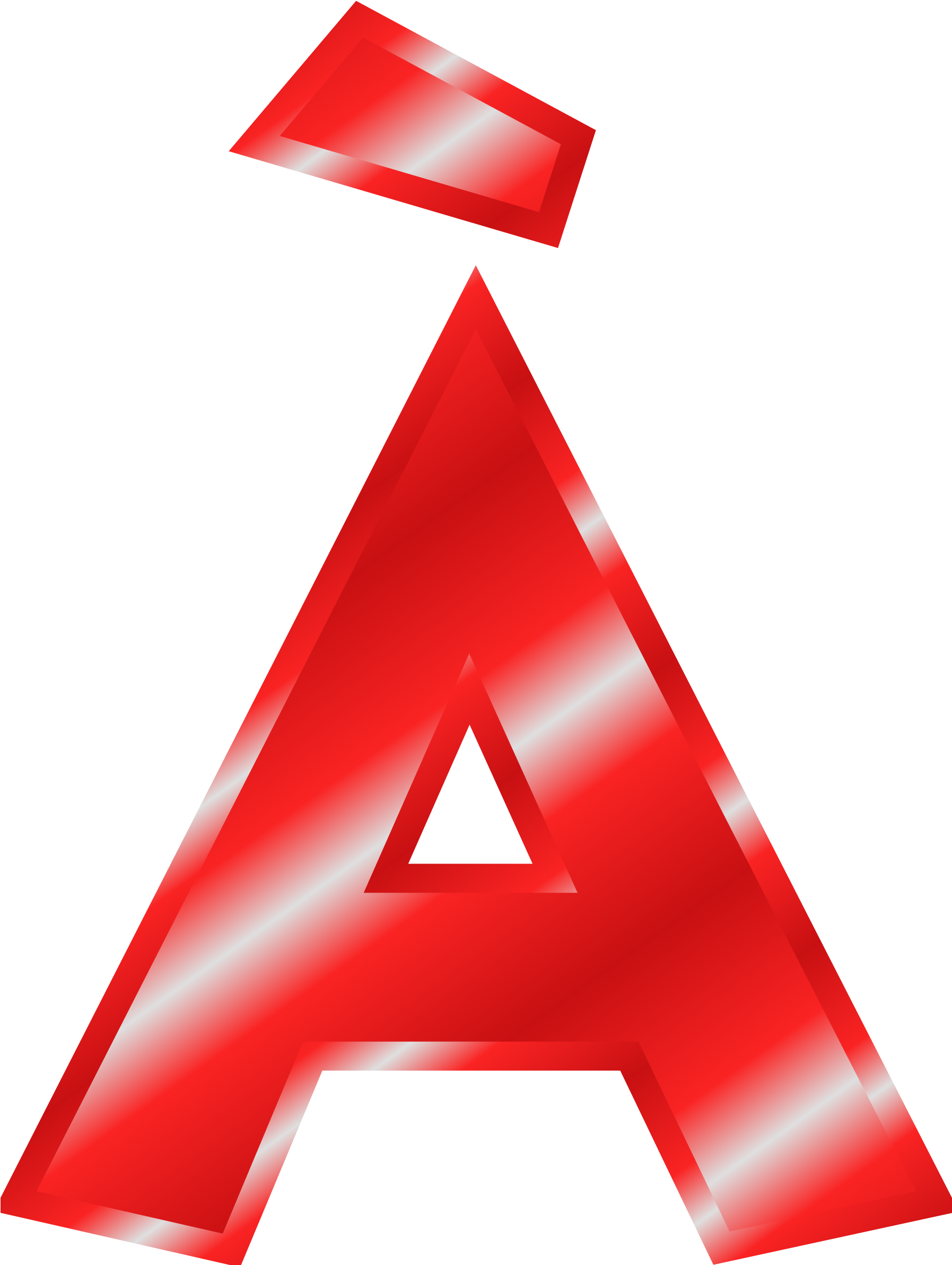 Big Image - Letter A Clipart Png (1794x2400), Png Download