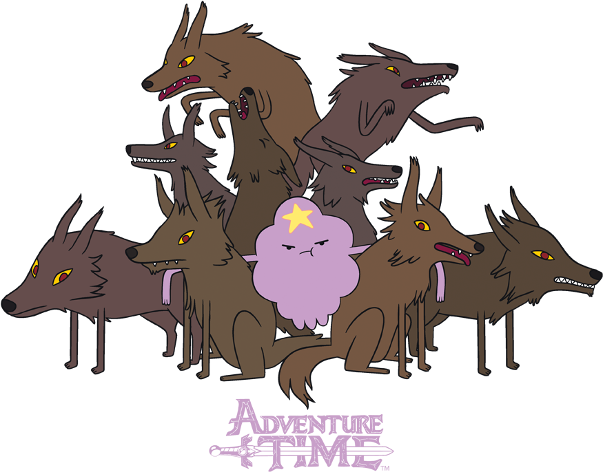 Download Adventure Time Lsp & Wolves Women's - Adventure Time Wolves ...