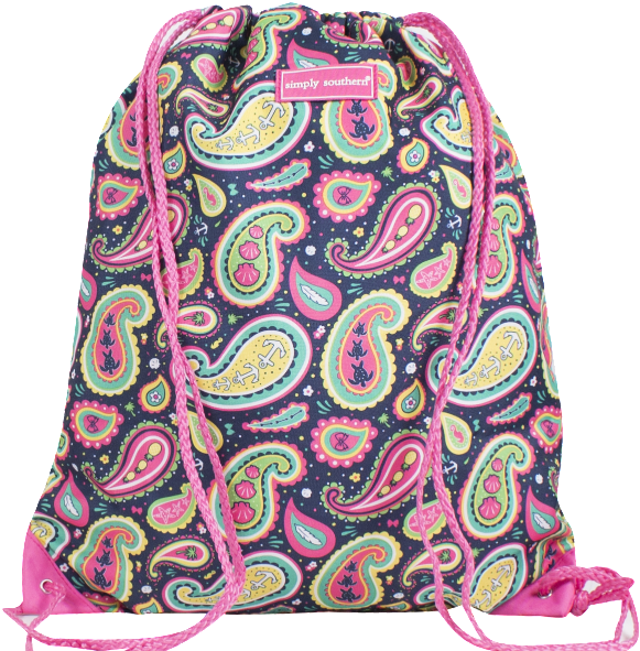Simply Southern Draw String Tote In Paisley - Shoulder Bag (600x600 ...
