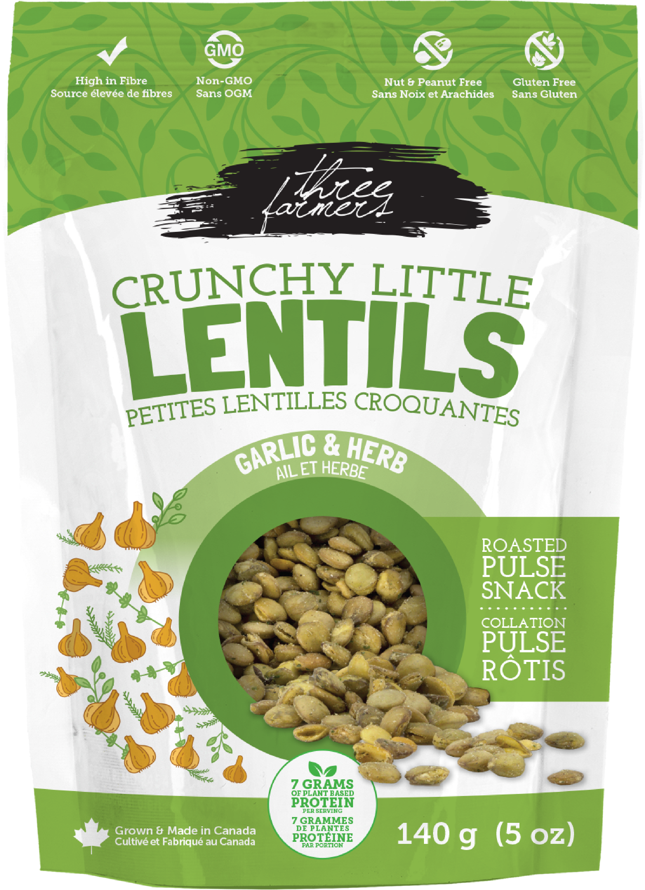 Crunchy Little Lentil Nutrition (2777x3796), Png Download
