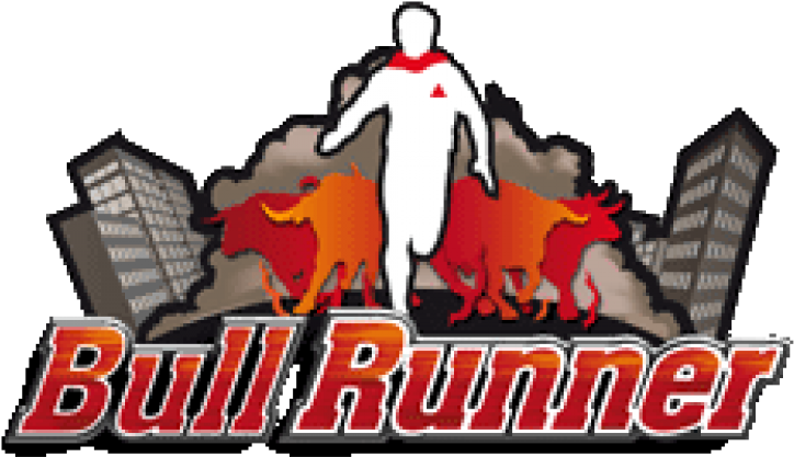 Logo Bull Runner Png4x - Cartoon (800x556), Png Download
