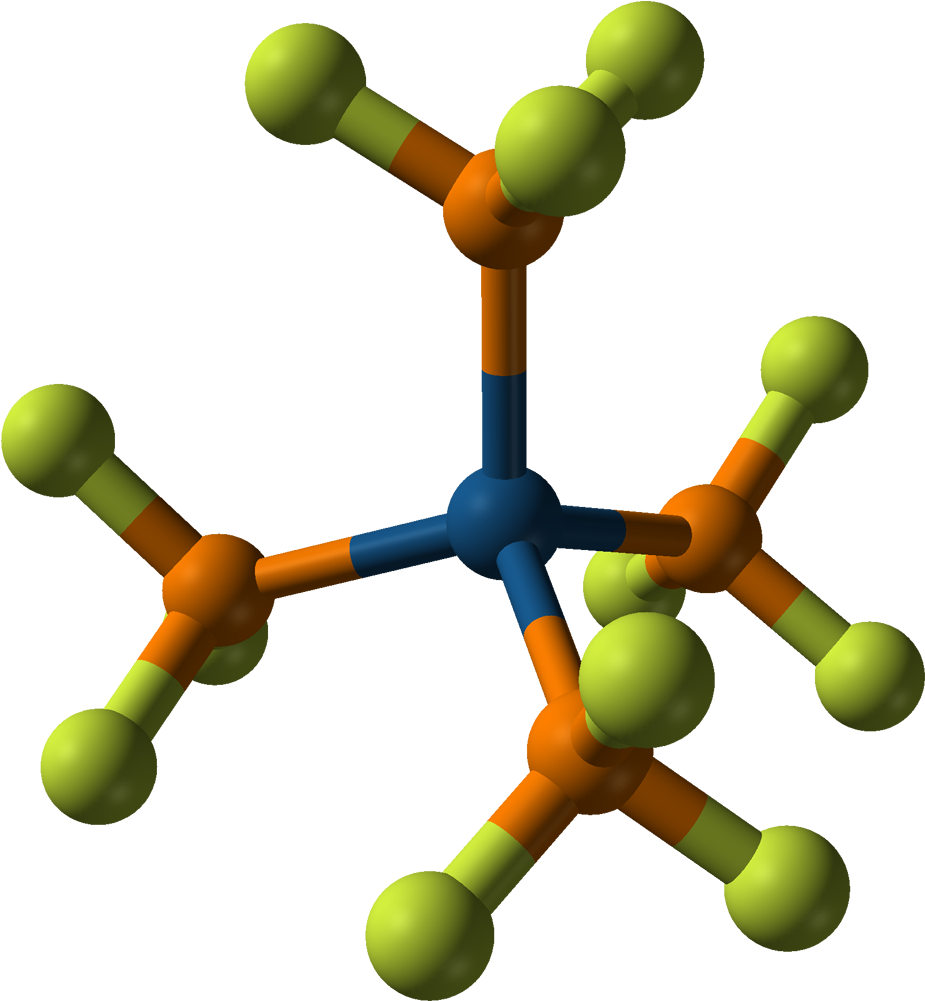 Tetrakis Platinum(0) From Xtal 2008 3d Balls - Pt Pf3 4 (1024x1100 ...