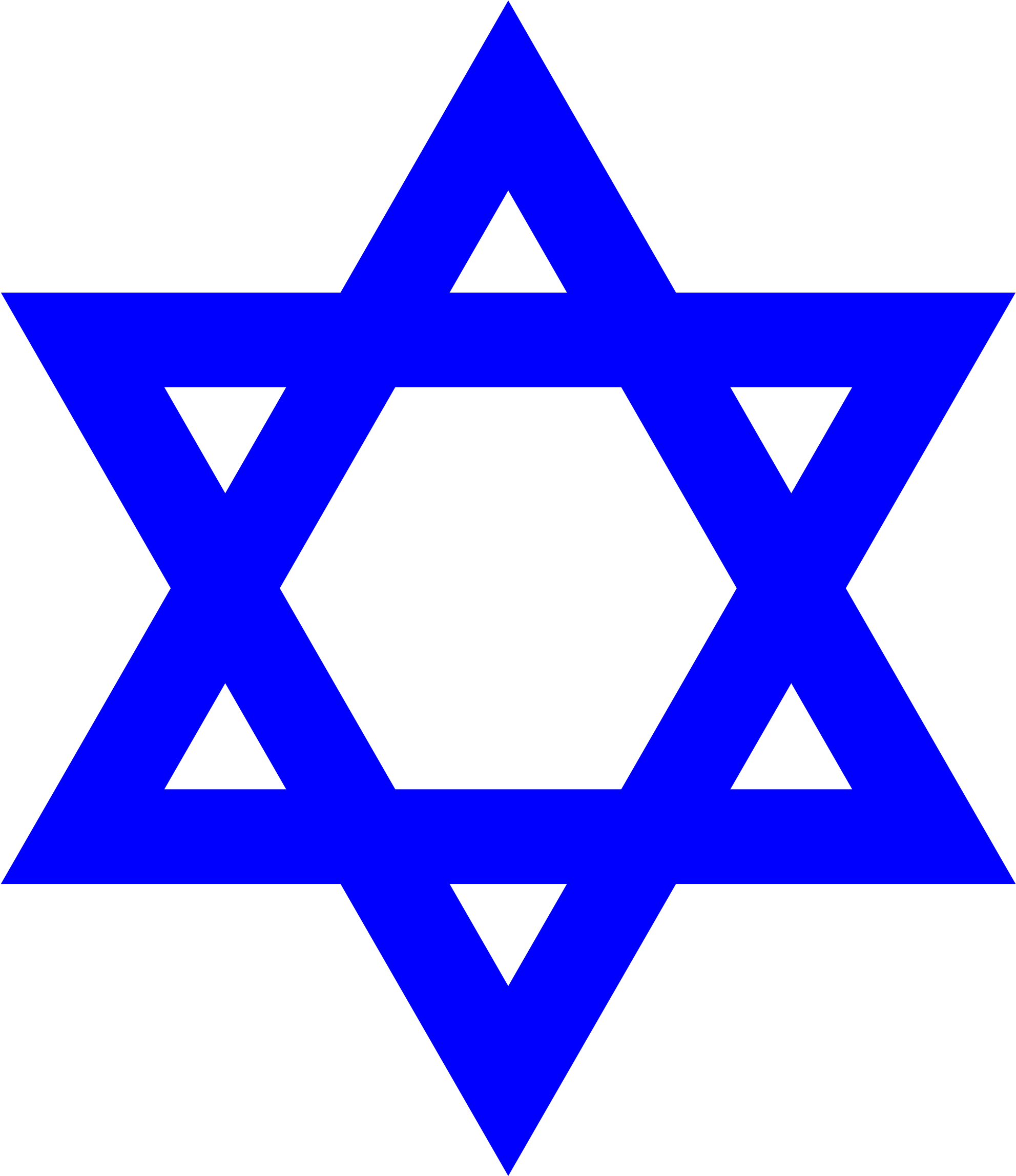 Open - Star Of David (2000x2308), Png Download