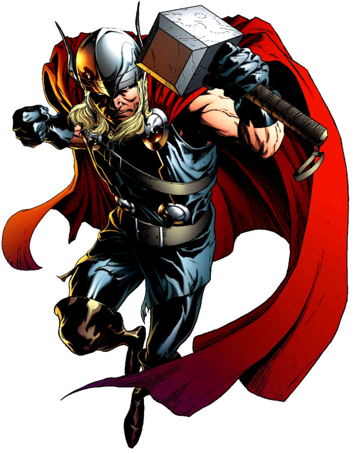Thor Comic (349x400), Png Download