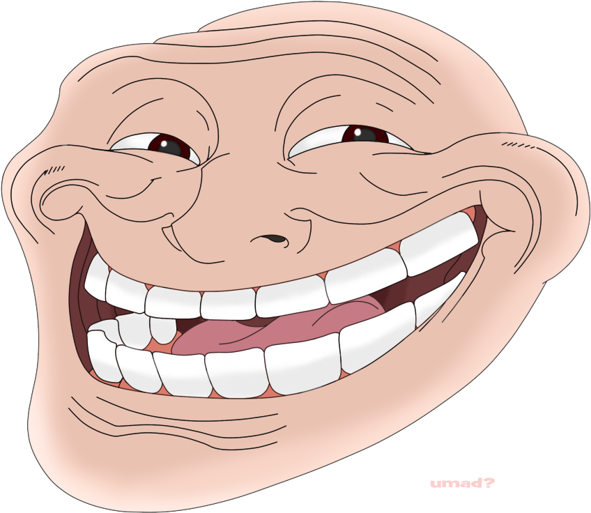 Download Epic Troll Face | Transparent PNG Download | SeekPNG