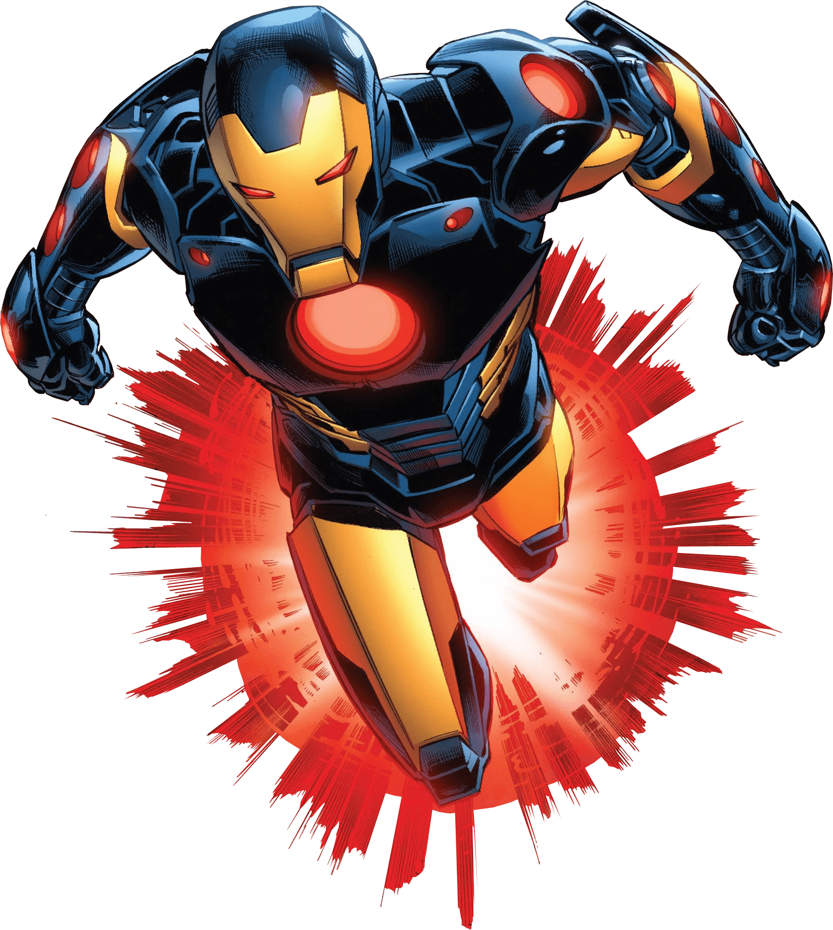 Iron Man Mark 42 Comics (1698x1897), Png Download