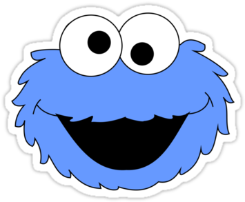 Download Cookie Monster Head Png Png Library Library - Stickers De ...