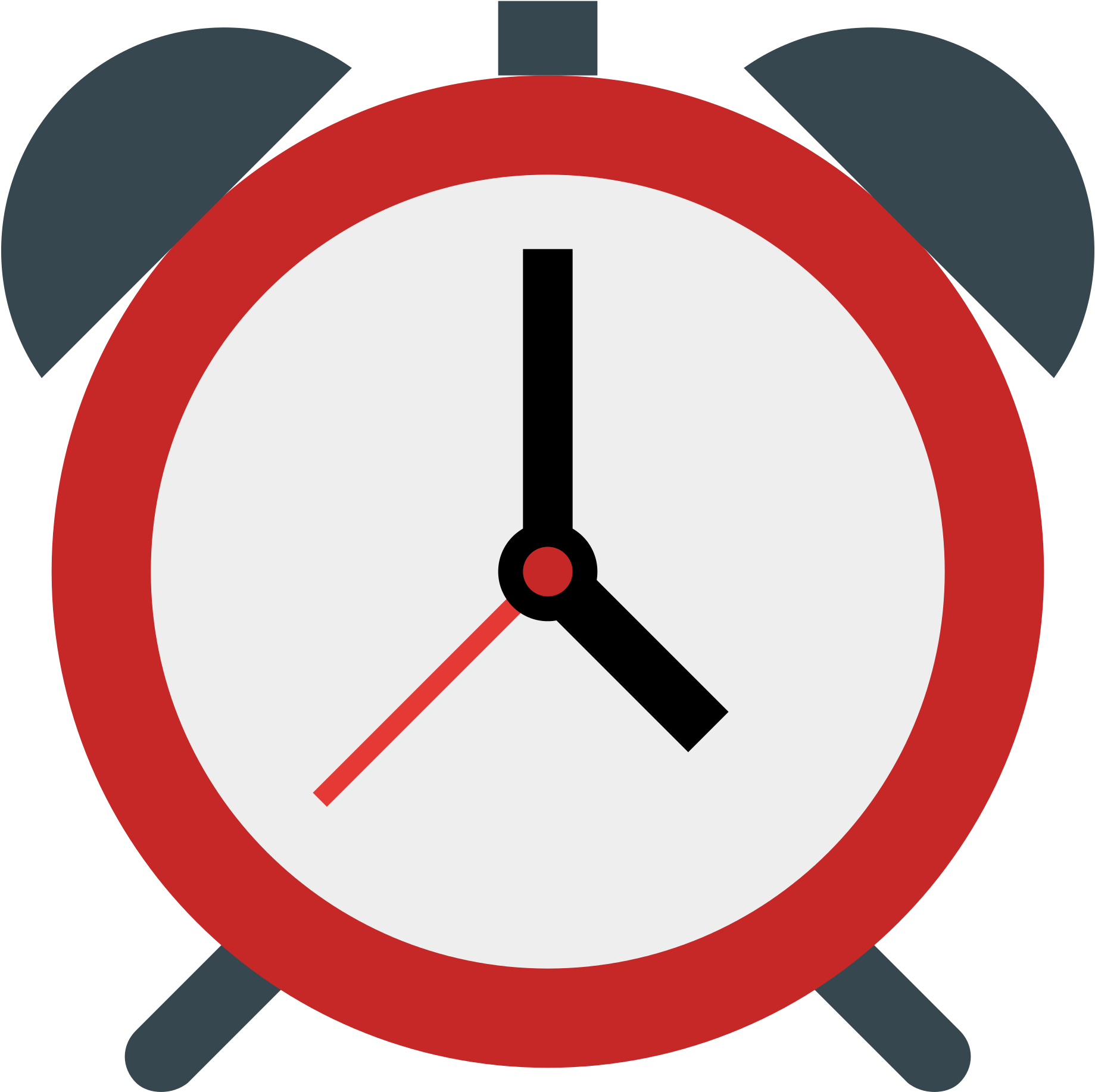 Png Clock - Alarm Clock Vector Png (2000x2000), Png Download