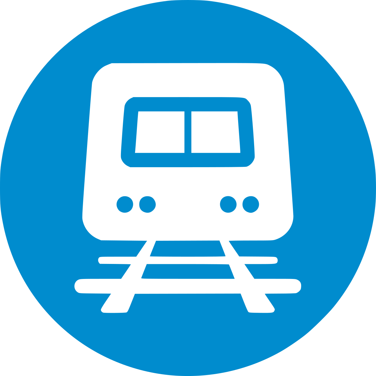 Melbourne Train Logo (1023x1024), Png Download