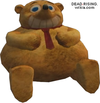 Dead Rising Stuffed Bear - Dead Rising 2 (343x353), Png Download