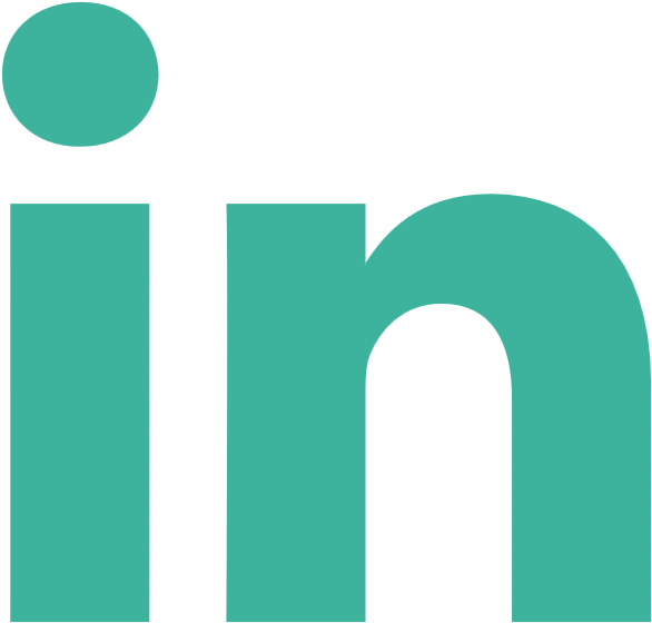 Linkedin Logo Black - Linkedin Icon Teal (600x600), Png Download