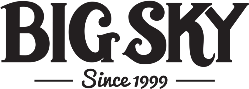 Big Sky Logo 2017 - Big Sky Logos & Embroidery (1000x424), Png Download