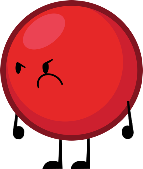 Red Ball 2017 Pose - Object Show Gelatin Red (498x589), Png Download