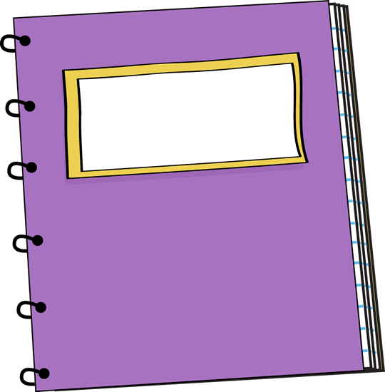 Download Purple Spiral Notebook Clip Art - Notebook Clipart Transparent ...