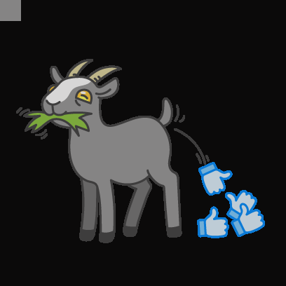 Goat Simulator (408x408), Png Download