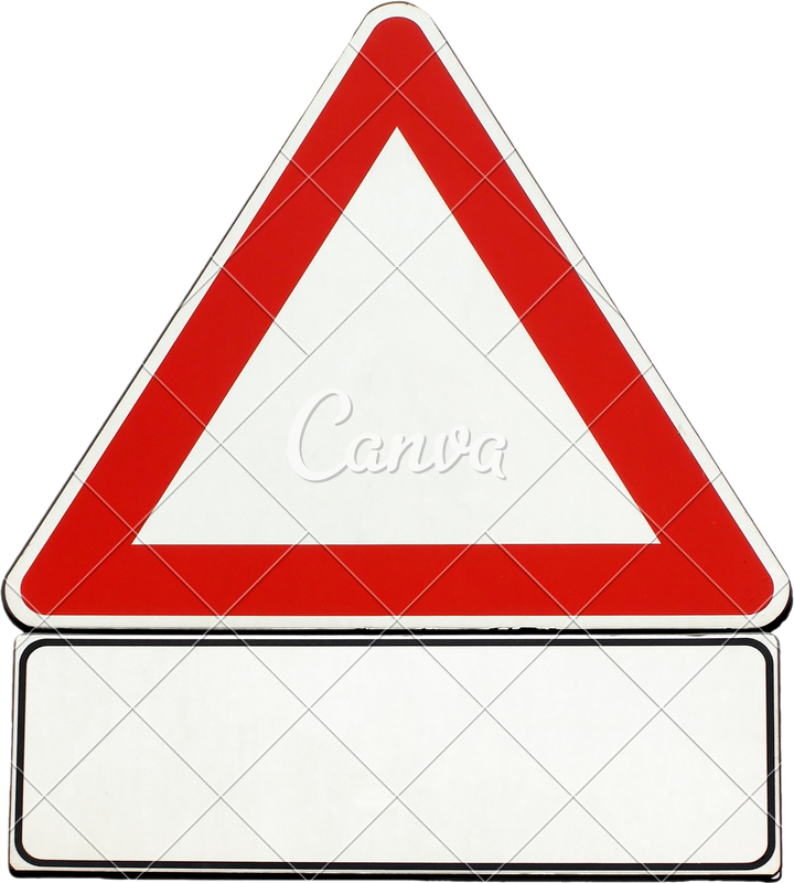 Generic Caution Sign Isolated Photos By Canva - Triangle (720x800), Png ...