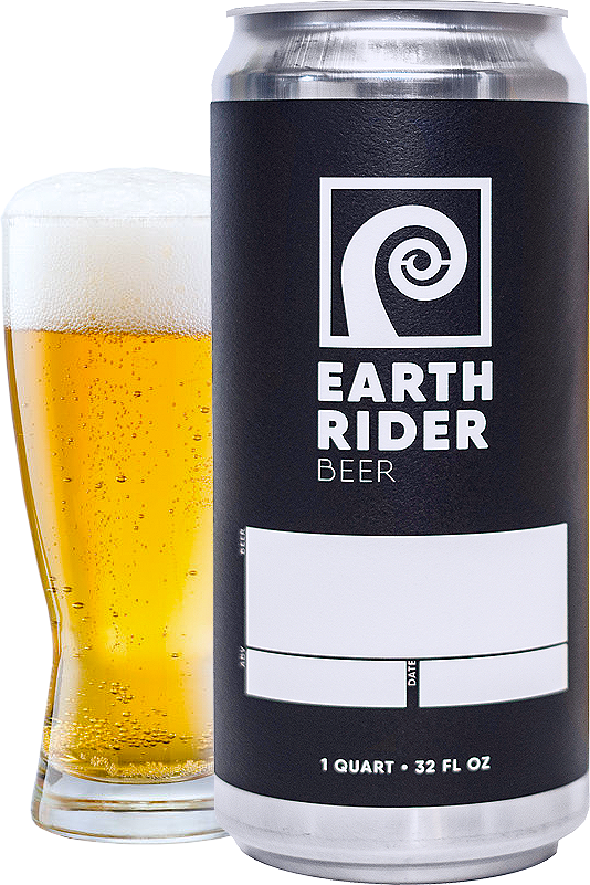 Earth Rider Crowler Glass - Beer (534x801), Png Download