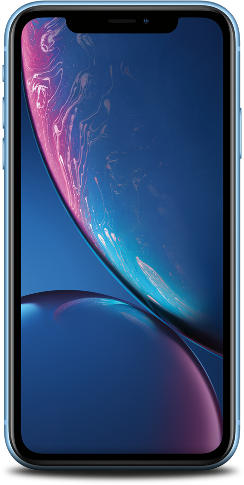 Undefined Blue Front - Iphone Xr Png (600x1000), Png Download