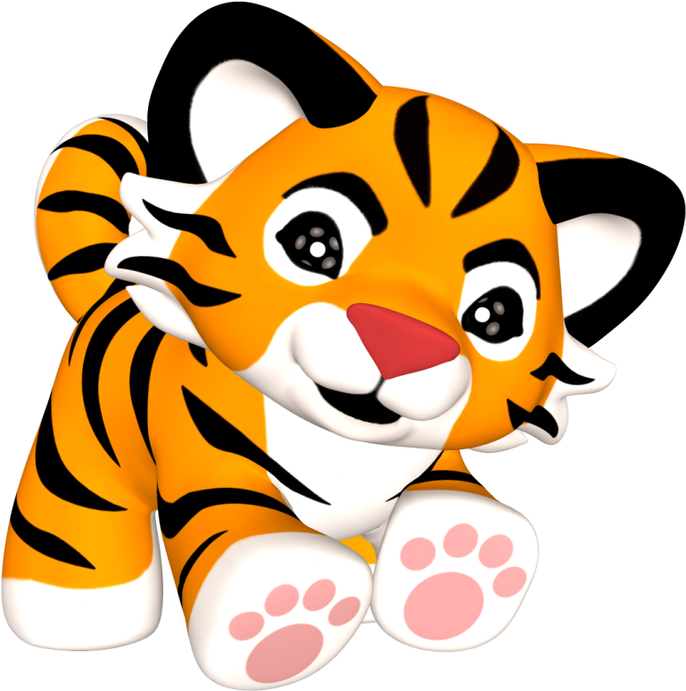 Download Baby Tiger Clipart Png - Cartoon | Transparent PNG Download | SeekPNG
