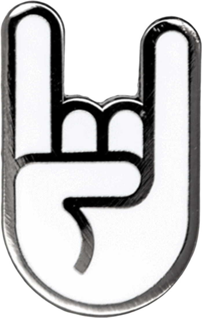 Rock Hand Pin (2000x2000), Png Download