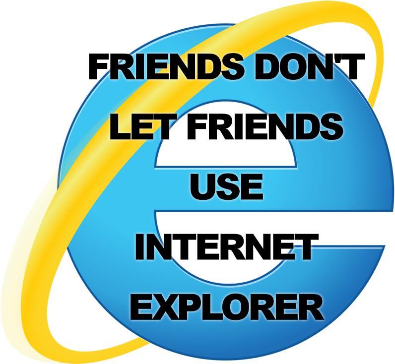 Ie Warning Signs - Internet Explorer Is Bad (800x755), Png Download