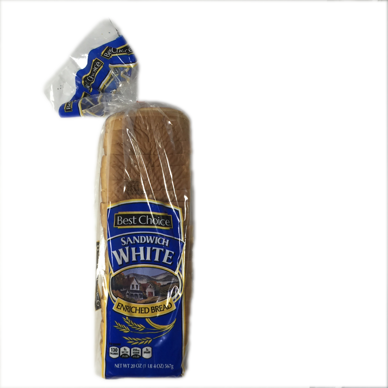 Best Choice Sandwich White Enriched Bread, 20 Oz - Chocolate (1470x1470 ...