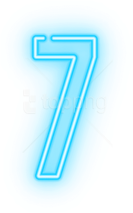 Download Free Png Download Neon Number Seven Transparent Clipart ...