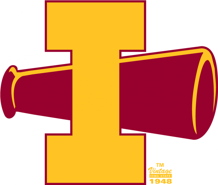 Iowa State Cyclones Iron On Stickers And Peel-off Decals - Cross ...