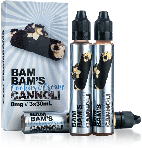 Bam Bams Cookies N Cream 1 - Cannoli Cookies And Cream Cannoli 90ml ...